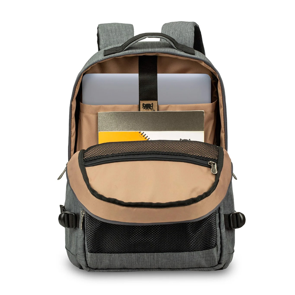 Balo Mikkor The Louie Backpack TLEBP003 M Light Grey