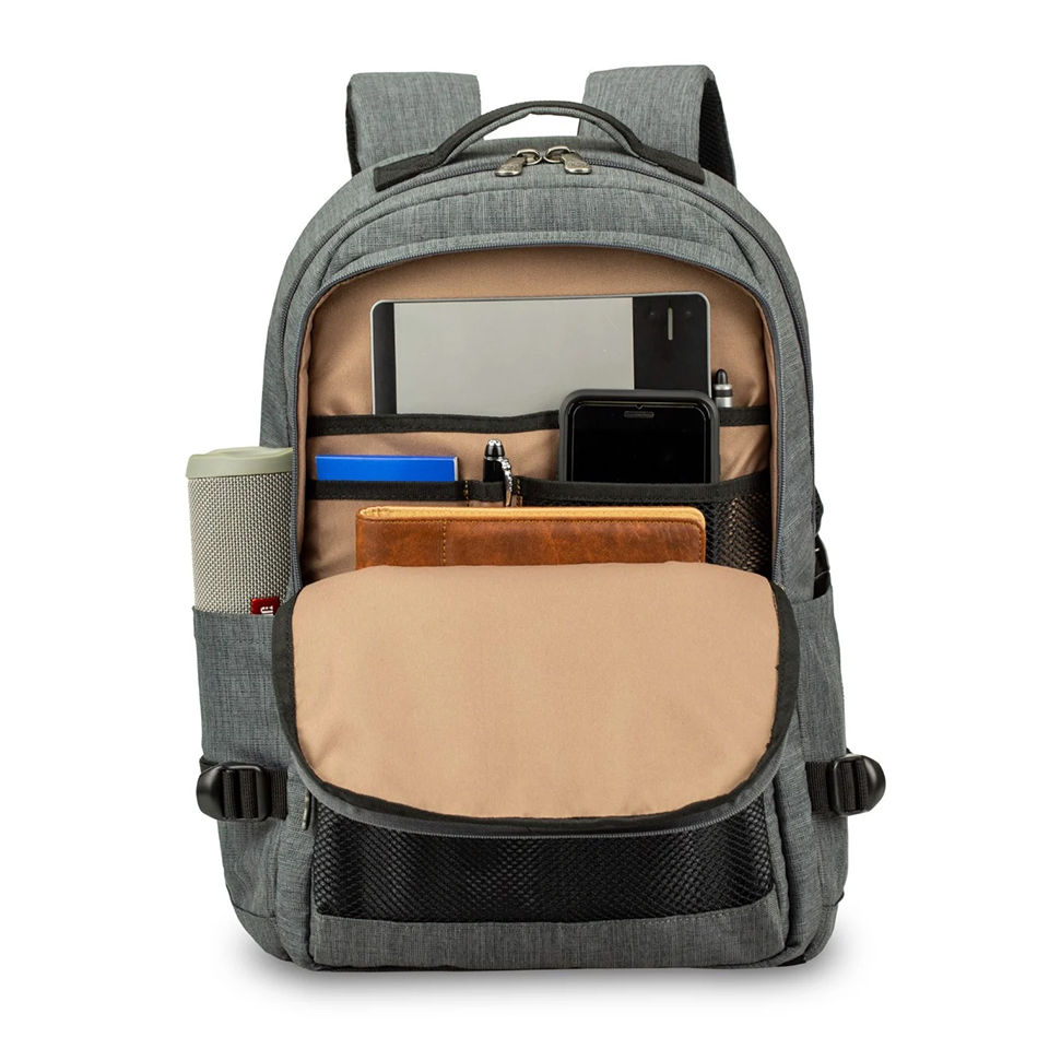 Balo Mikkor The Louie Backpack TLEBP003 M Light Grey