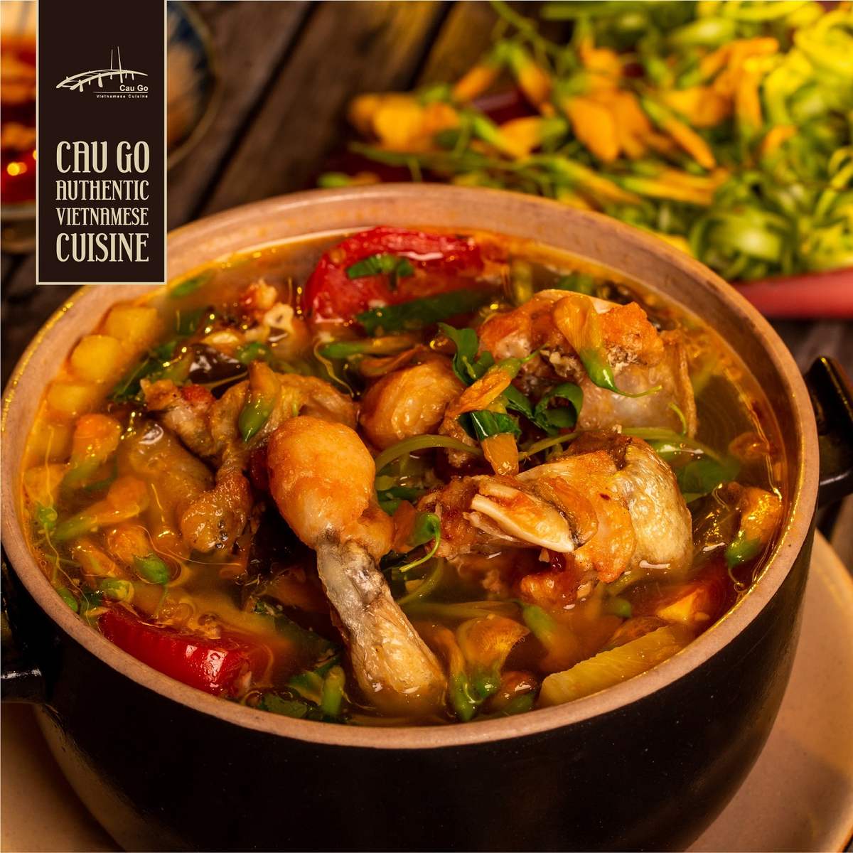 Cau Go Vietnamese Cuisine – Tuyệt mỹ với không gian ẩm thực bao quát toàn cảnh Hồ Hoàn Kiếm