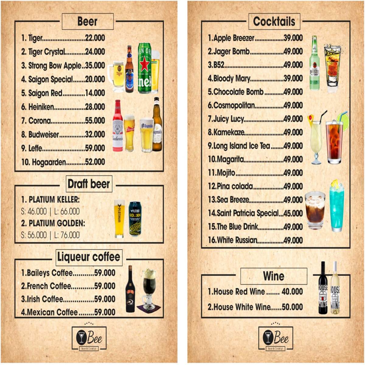 Bee Beer Cocktail địa điểm chill bậc nhất dành cho giới trẻ