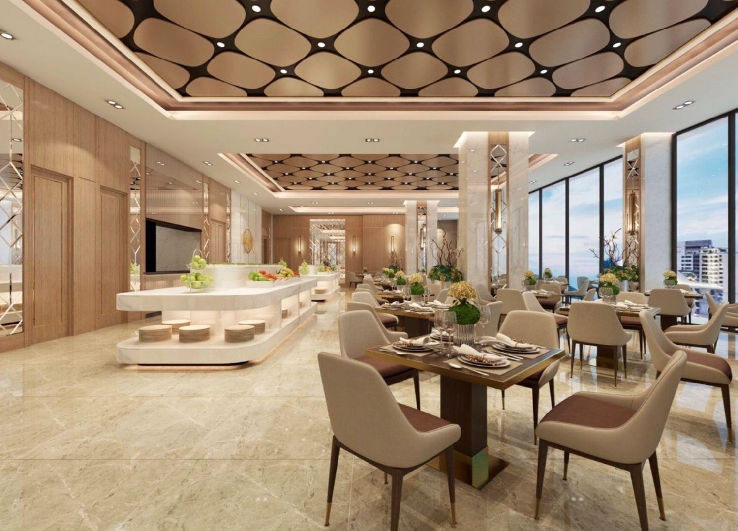 Grand Gosia Hotel, cảm nhận sự bình yên của hoàng hôn trên biển