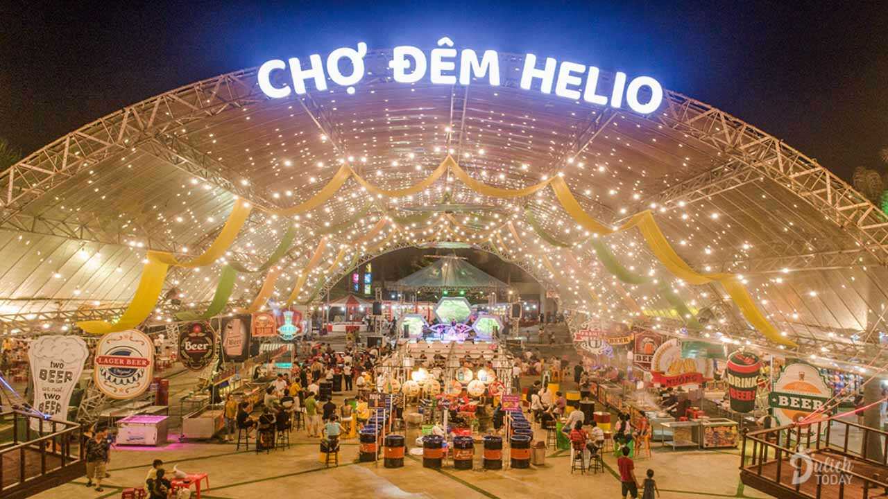 Oanh tạc chợ đêm Helio Đà Nẵng - Tổ hợp mua sắm, ẩm thực về đêm lớn ...