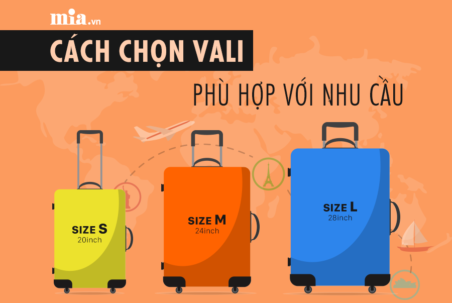 Chọn vali như thế nào là phù hợp?