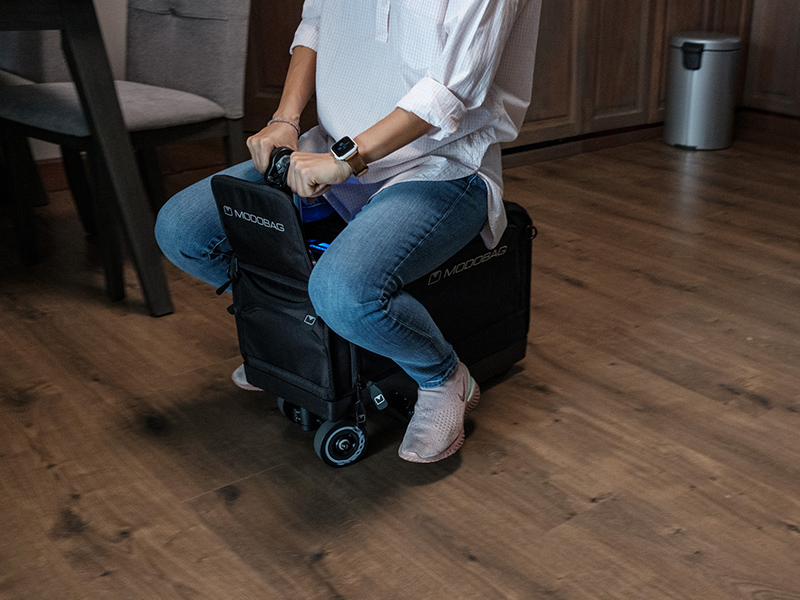 Khám phá chiếc vali Modobag với công nghệ tay ga đầu tiên trên thế giới